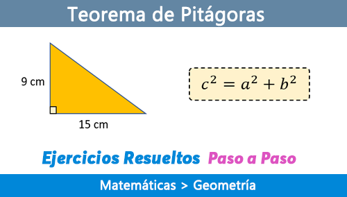 Teorema de Pitágoras - Ejercicios Resueltos - Fisimat