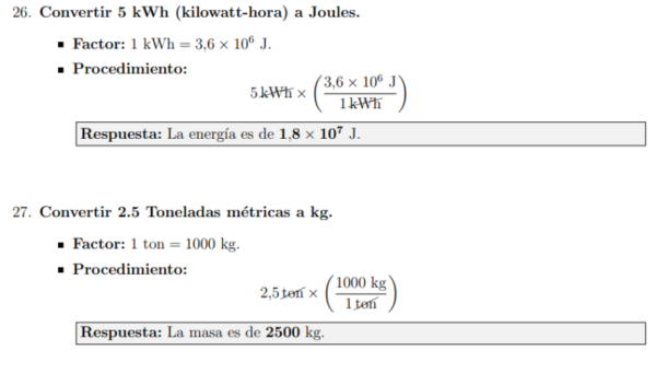 Problemario Maestro: Conversión de Unidades y Análisis Dimensional (50 ...